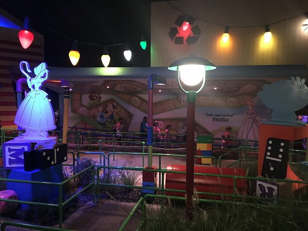 Toy Story Land Night First Visit